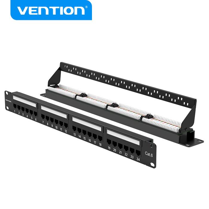 Promo Vention Network Patch Panel Gigabit Ethernet LAN RJ45 Wall ...