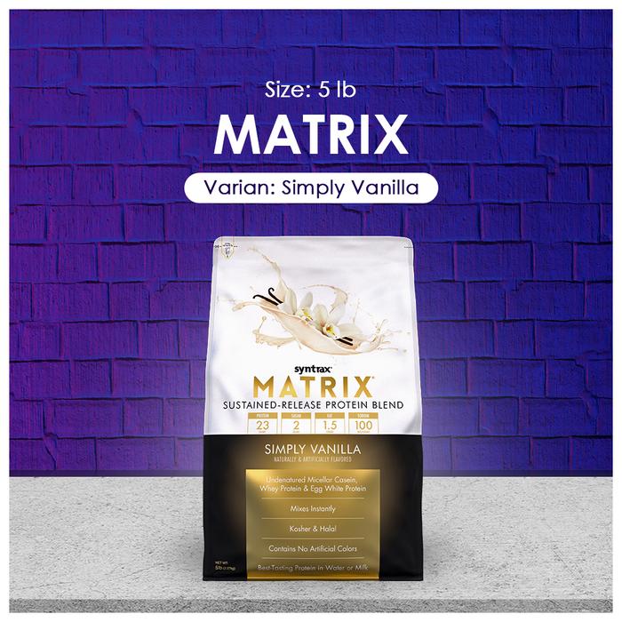 Jual SYNTRAX MATRIX SUSTAINED-RELEASE PROTEIN BLEND 5 LBS - SIMPLY ...