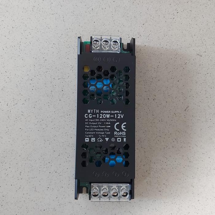 Jual Trafo 120 Watt LED 12 Volt Trafo Driver Lampu LED 12 Volt 120 Watt ...