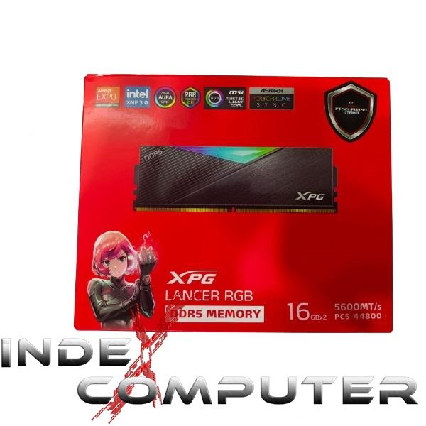 Jual ADATA AX5U5600C3616G-DCLARBK | XPG LANCER RGB 32GB (16GB x2) DDR5 ...