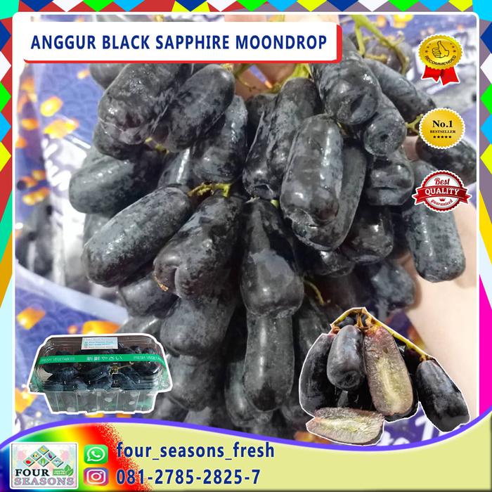 Jual (LONJONG MANIS) ANGGUR JARI MOONDROP MANIS TANPA BIJI SEGAR ...