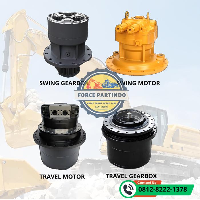 Jual Tersedia Swing Gearbox, Swing Motor, Travel Motor, Travel Gearbox ...