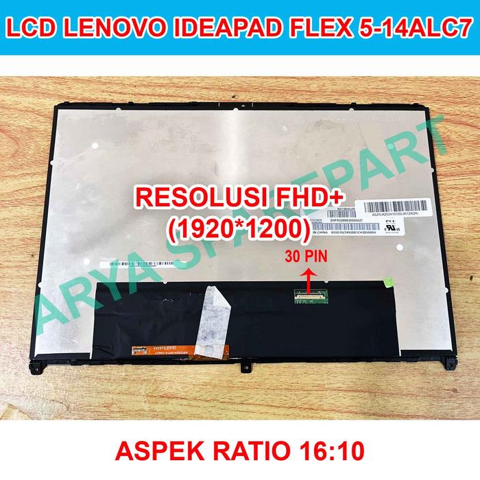 Jual LAYAR LED LCD LENOVO IDEAPAD FLEX 5-14ALC7 14IAU7 14IRU8 14ABR8 14 ...