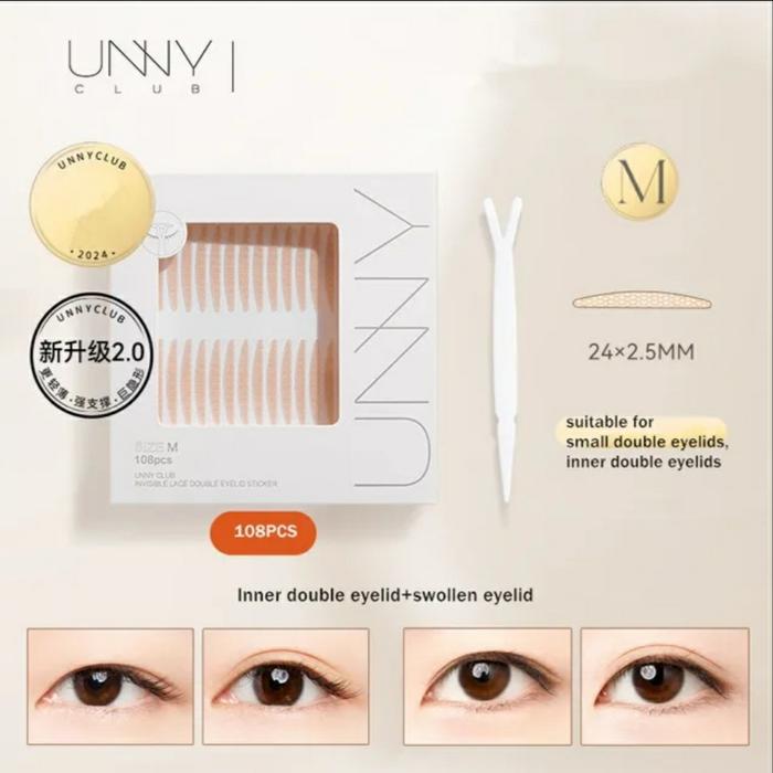 Jual Unny Club Double Eyelid Tape Sticker Invisible Stiker Lipatan Mata ...