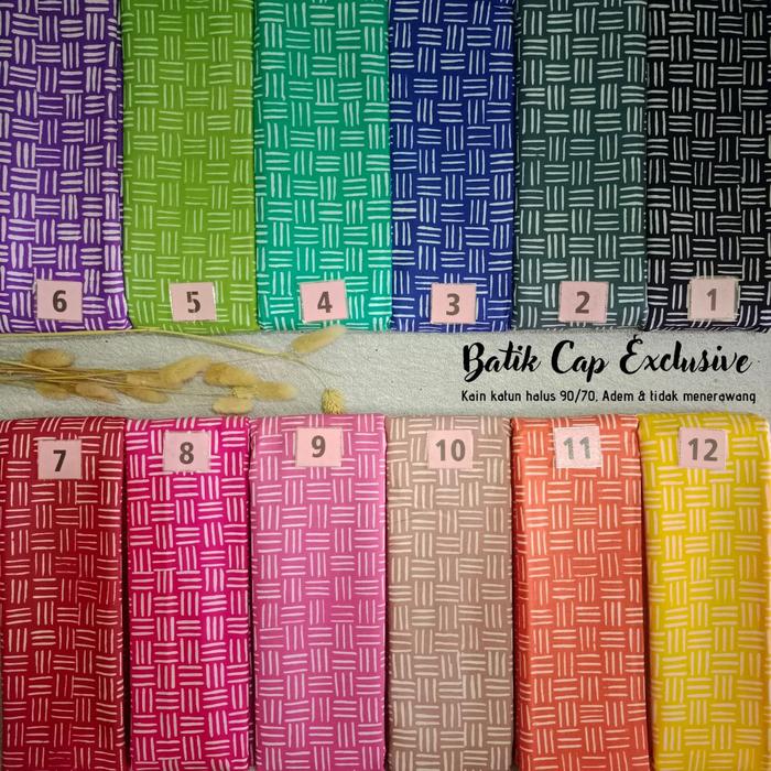 Jual Kain Batik Cap Handmade Motif Pagar Gribik (12) - Kota Pekalongan ...
