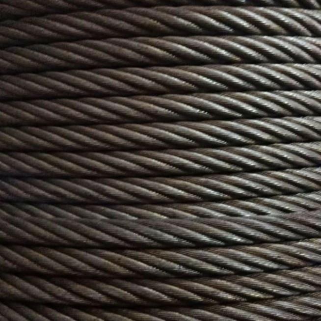 Jual Wire Rope Hoist Crane Tower Crane Diamtr 6mm 8X19 IWRC Galvanis ...