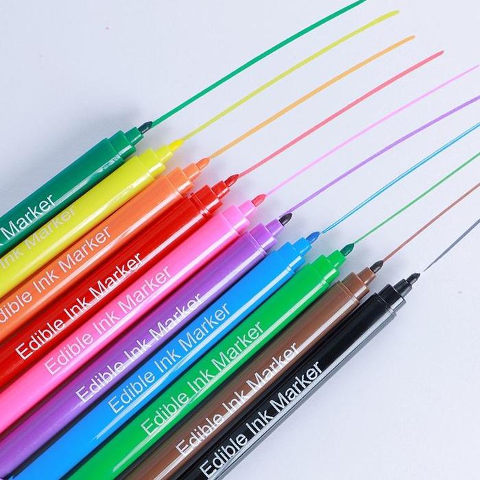 Jual SDF EDIBLE FOOD PEN 2 SISI / SPIDOL DEKORASI MAKANAN / BAKING ...