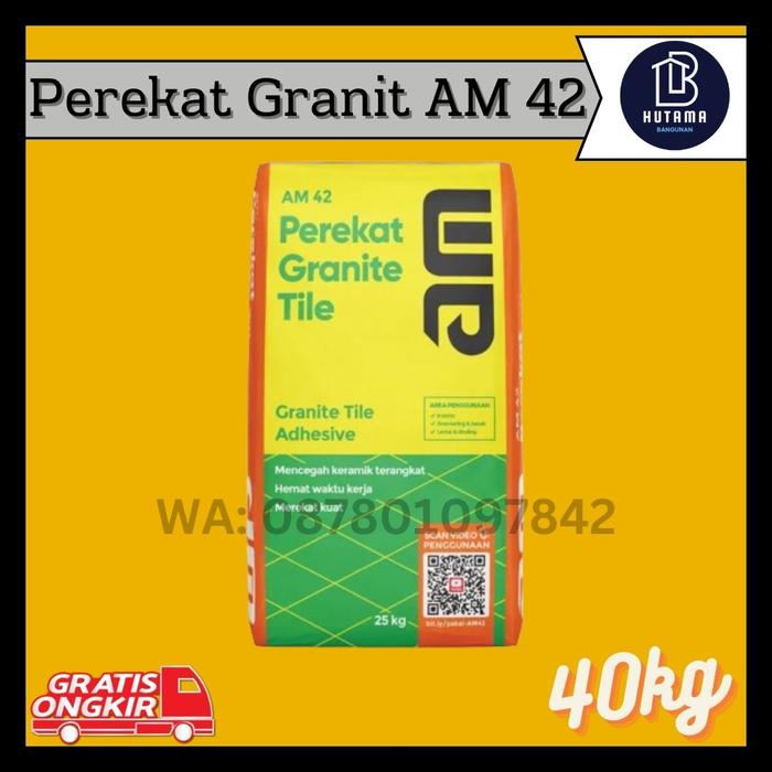 Jual AM 42 Perekat Granit Lantai / 40Kg - Kota Tangerang - Hutama ...