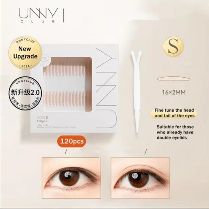 Jual Unny Club Double Eyelid Tape Sticker Invisible Stiker Lipatan Mata ...
