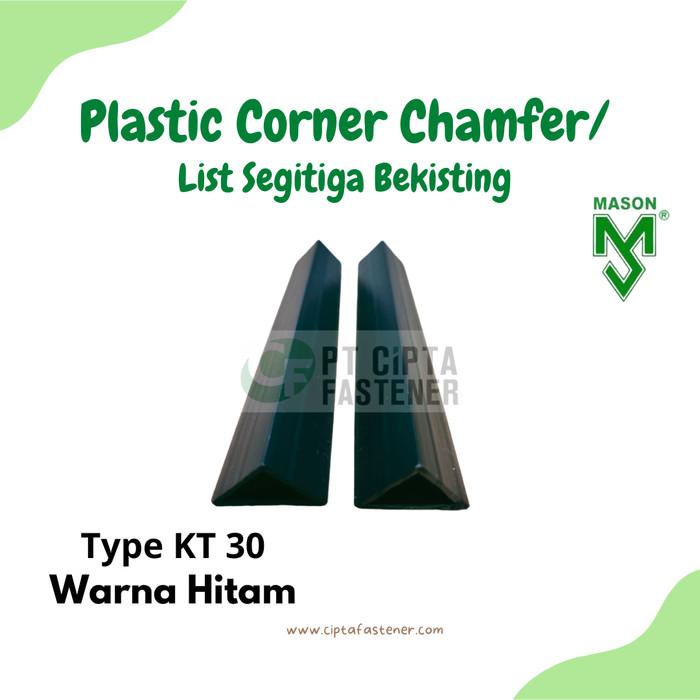 Jual Plastic Corner Chamfer KT 30 (plastik sudutan)/ List Segitiga ...