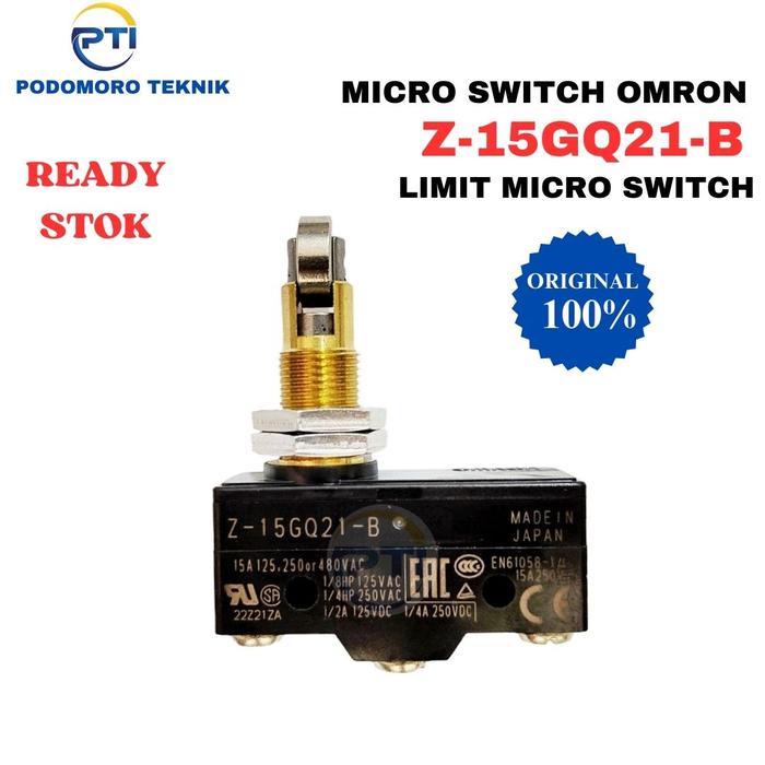Jual Limit Switch Omron Z-15GQ21-B Micro Switch Omron Z15GQ21B Original - Kab. Bekasi - PODOMORO ...