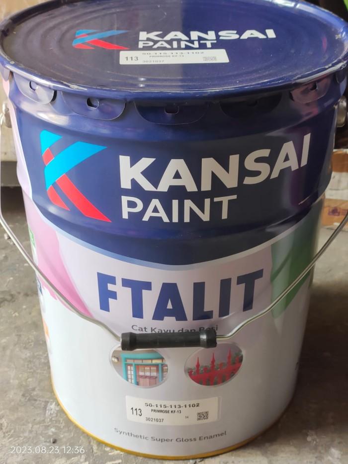 Jual Cat Besi Kayu Kansai Ftalit KF-113 Primrose Kuning Gading - Pail ...