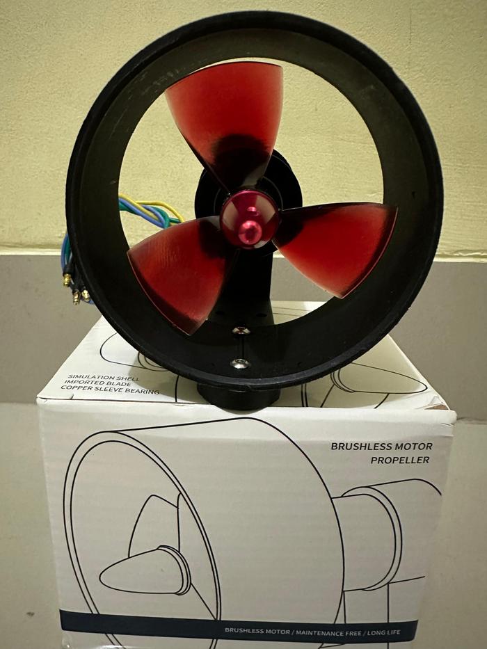 Jual 12V - 24V diameter 85mm Thrust 7kg DIY Ship Underwater ROV ...