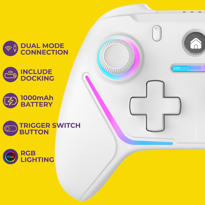 Jual Ryunix G80 / G 80 Gamepad Hall Effect Dual Mode Gaming Controller ...