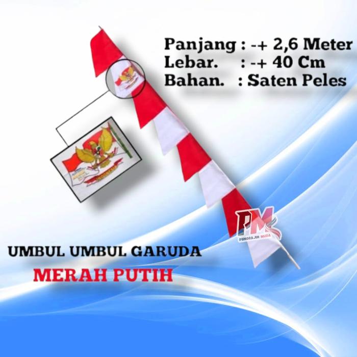Jual BENDERA UMBUL-UMBUL MERAH PUTIH WARNA WARNI UMBUL-UMBUL ZIG ZAG - merah putih - Kab. Garut ...