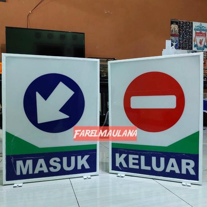 Jual New Rambu Rambu Spbu / Rambu In Out Pertashop / Rambu Keluar Masuk ...
