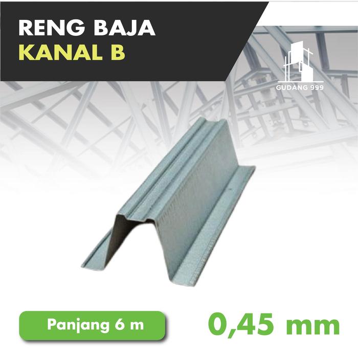 Jual reng baja ringan R28 0,45 mm full / batten reng / reng baja / kanal B - Kota Bekasi ...