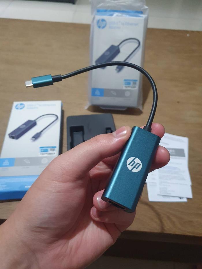 Jual HP Original USB Type C to LAN RJ45 Ethernet Adapter - Baru ...