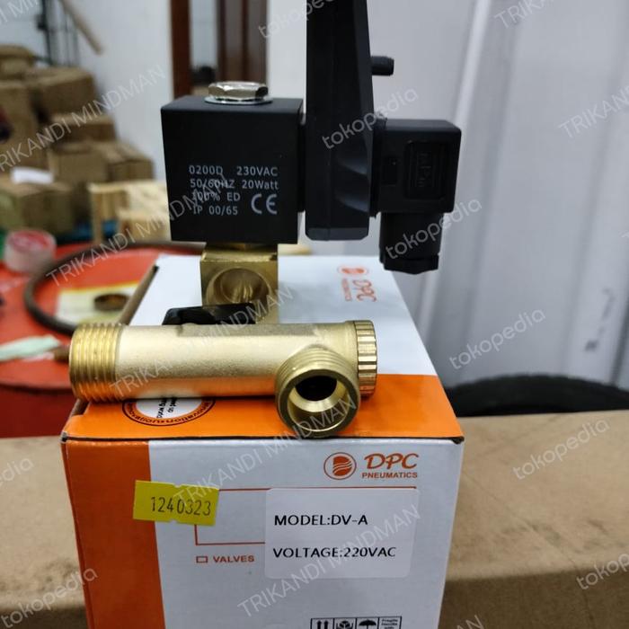 Jual SOLENOID VALVE AUTO DRAIN 1/2" WITH TIMER DPC TYPE DV-A - Jakarta ...
