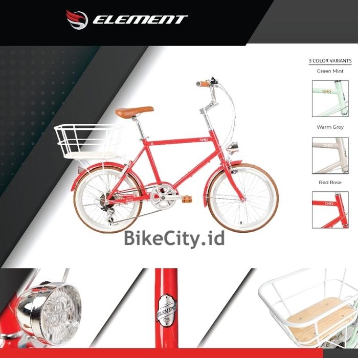 Jual SEPEDA ELEMENT URBAN CITY CITY BIKE OHIO - Red Rose - Jakarta ...