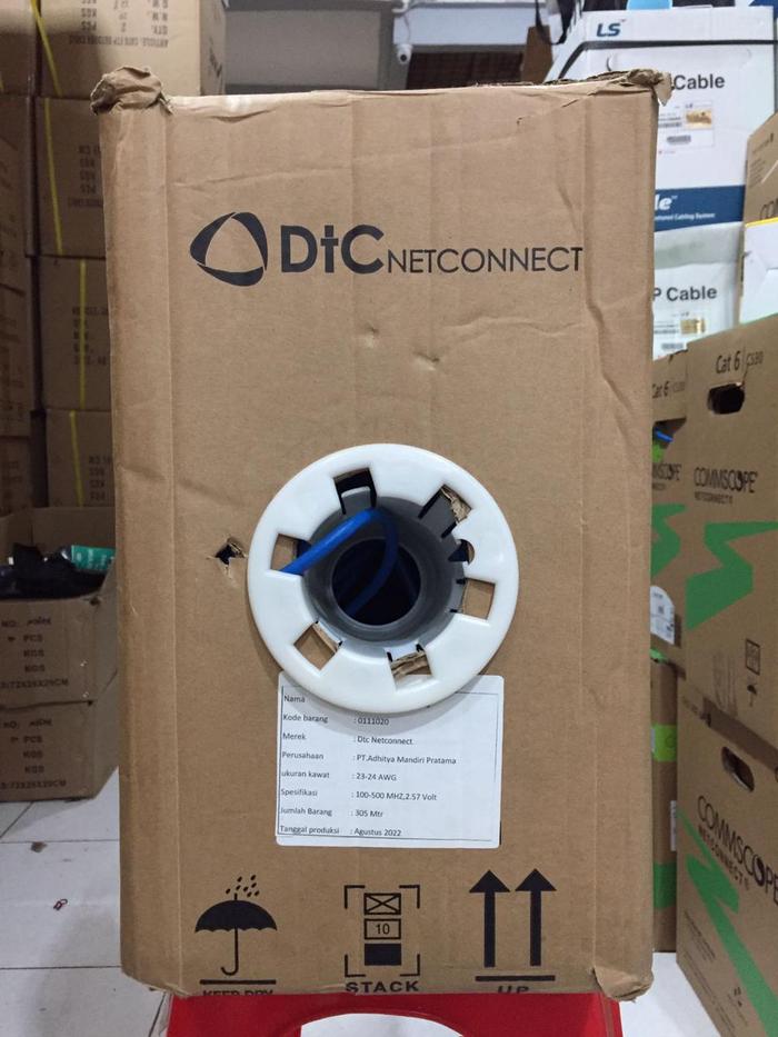 Jual DTC Kabel UTP Cat.6 LSZH Orange / Cable Cat6 - Biru - Jakarta ...