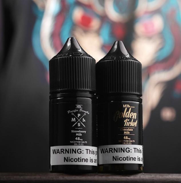 Jual Salt Nic GOLDEN TICKET 48mg 30ml Chocolate Milk Saltnic Vape ...