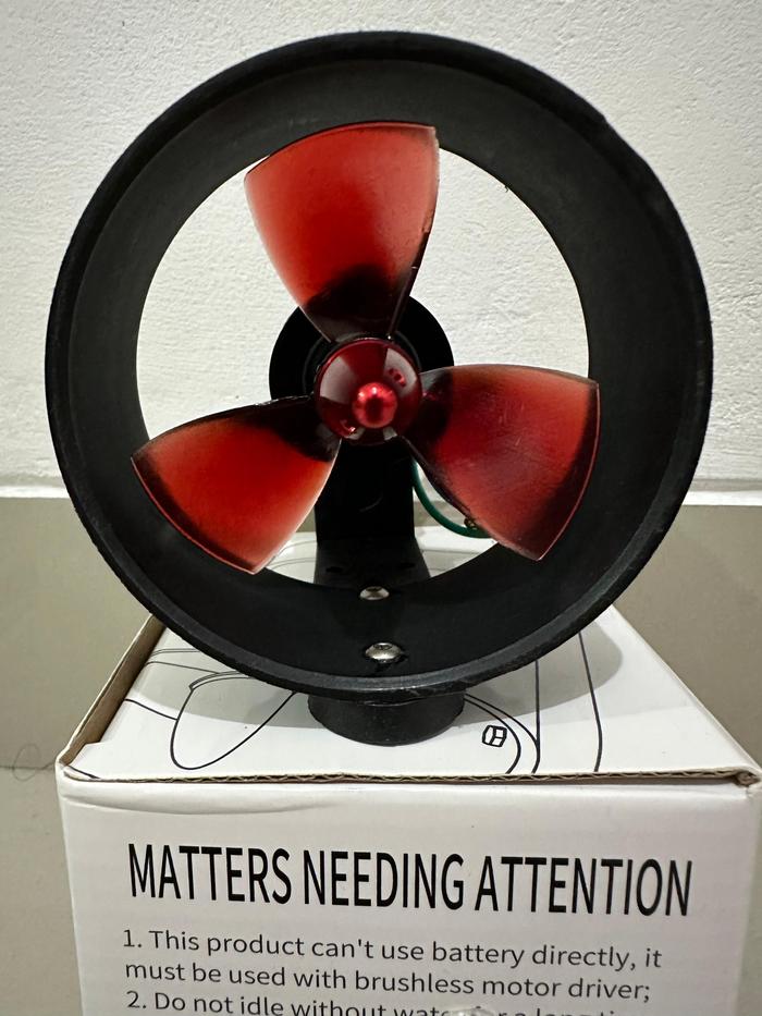 Jual 12V - 24V diameter 85mm Thrust 7kg DIY Ship Underwater ROV ...