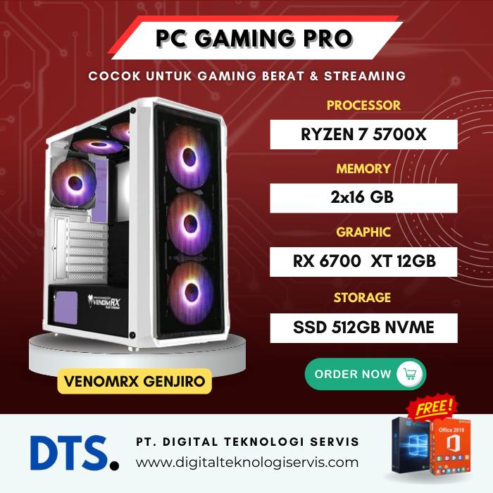 Jual Pc Gaming | Ryzen 7 5700X | RX 6700 XT 12GB | 512GB NVME | 32GB ...