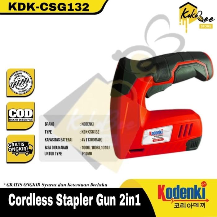 Jual Cordless stapler gun 2in1 kodenki - Kodenki mesin paku staples ...