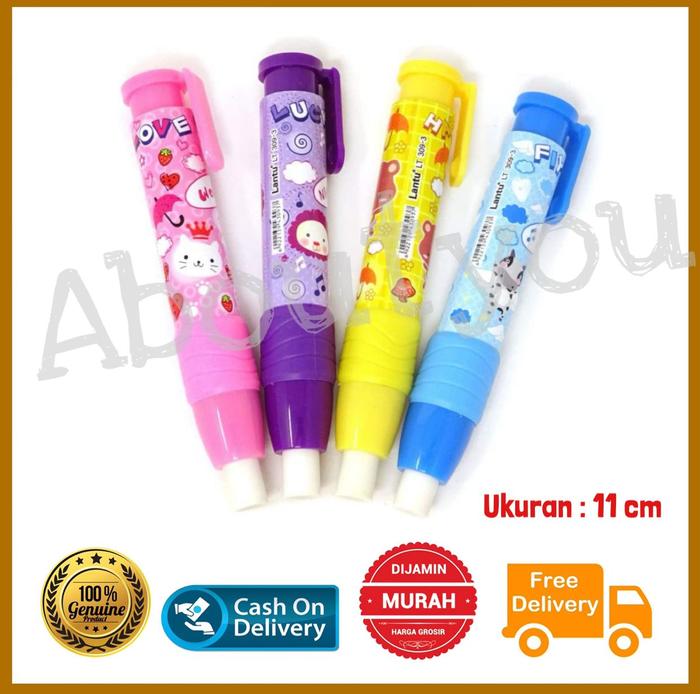 Jual Penghapus Mekanik Karakter Fancy Penghapus Cetek Lucu Penghapus ...