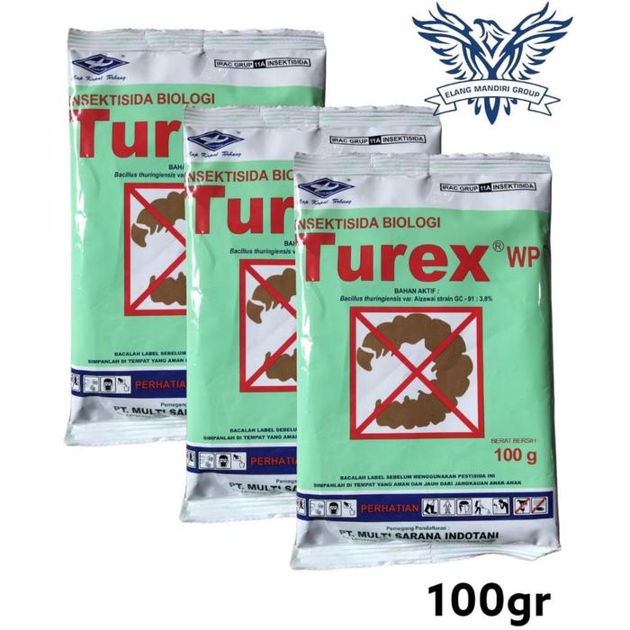 Jual Turex WP 100gr Insektisida Delta Endotoksin gi Pembasmi Hama ...