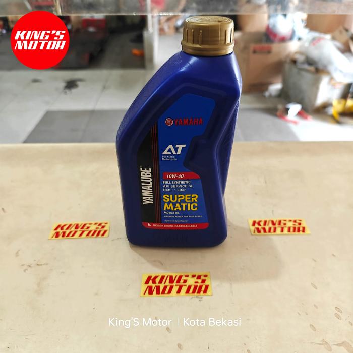 Jual yamalube super matic / oli mesin nmax, aerox 10W/40 4T 1liter - Kota Bekasi - Kings Motor ...
