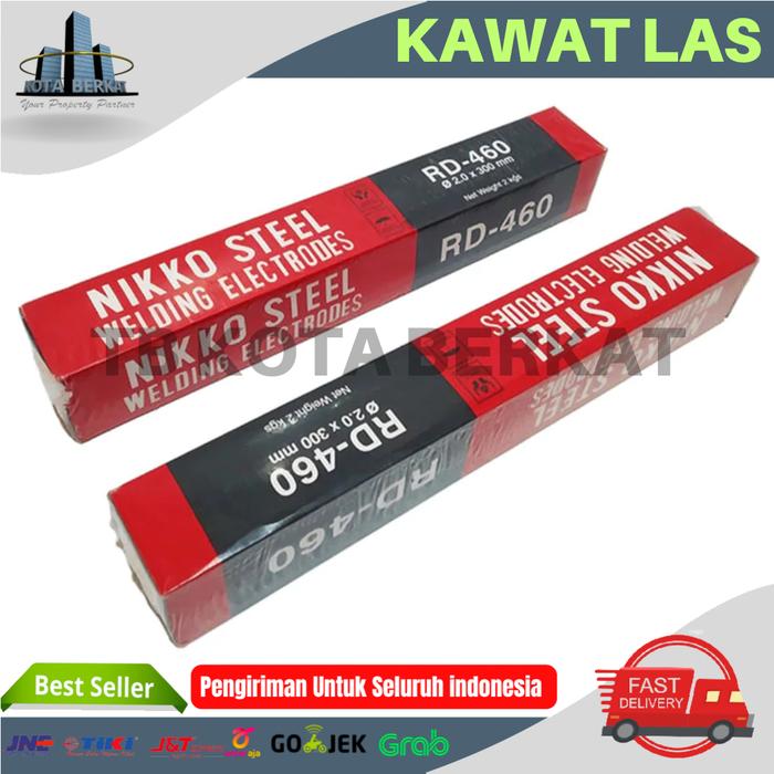 Jual KAWAT LAS ELEKTRODA NIKKO STEEL RD-460 - 2,6mm, 5kg - Kota ...