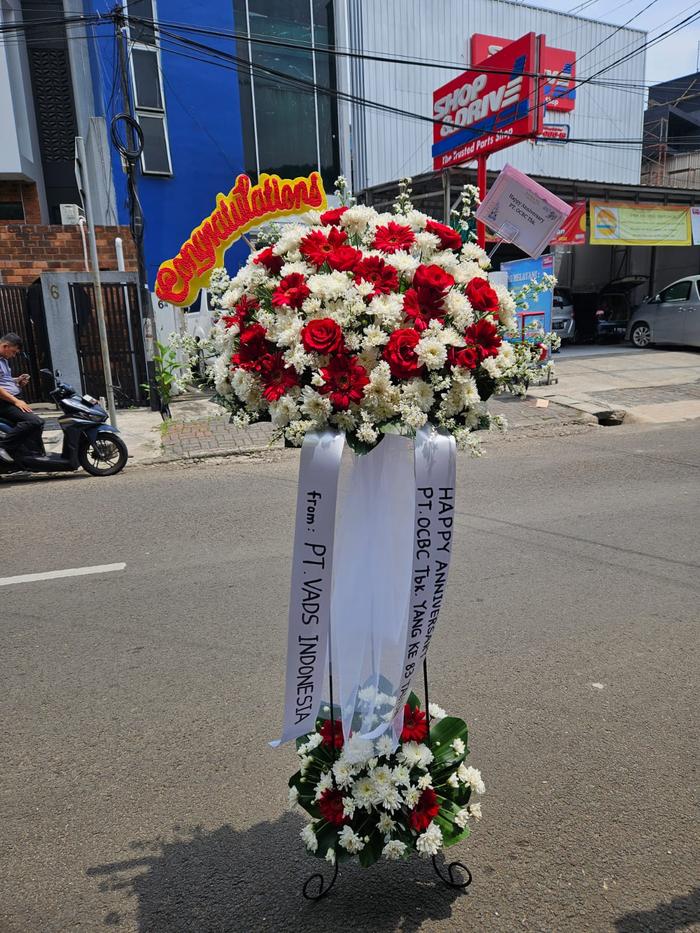 Jual STANDING MERAH PUTIH - STANDING FLOWER MERAH - STANDING FLOWER ...