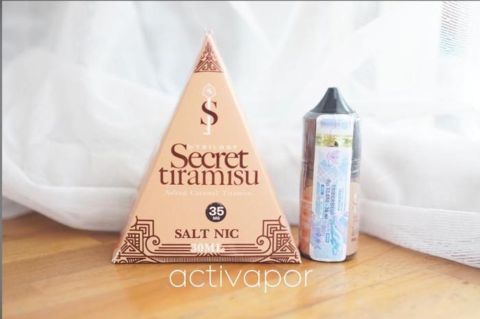 Jual Secret Saltnic V3 35mg 30ml Salted Caramel Tiramisu Salt Nic Pods ...