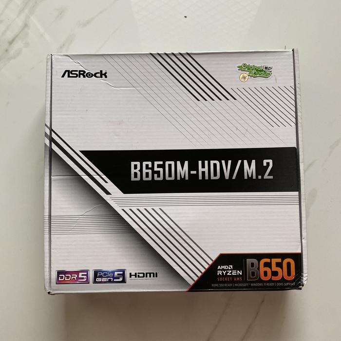 Jual Asrock B650m Hdv / M.2 Amd Ryzen Socket Am5 Motherboard Di Seller ...