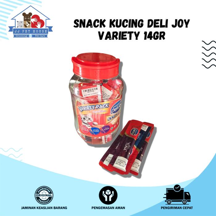 Jual SNACK KUCING DELI JOY VARIETY 14GR - Kota Denpasar - JJ PET HOUSE ...
