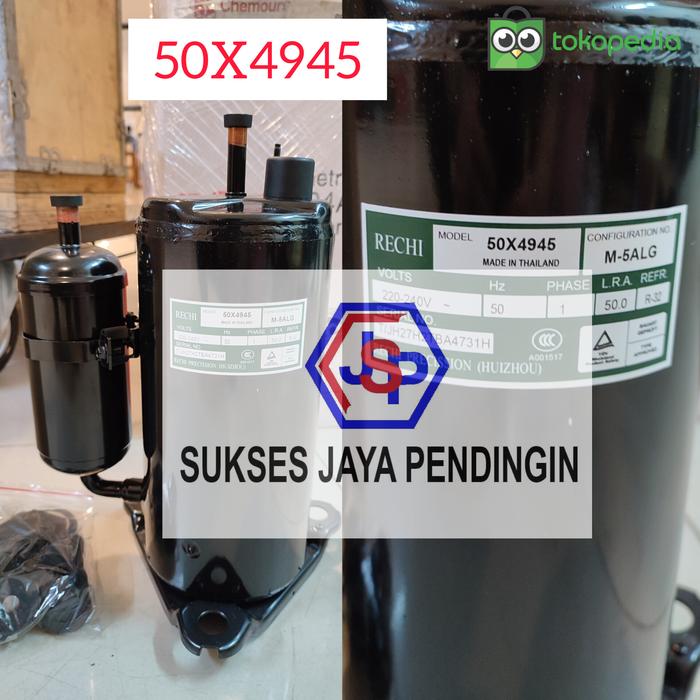 Jual Compressor Rechi 50X4945 R32 / Kompresor Rechi 50X4945 - Jakarta ...