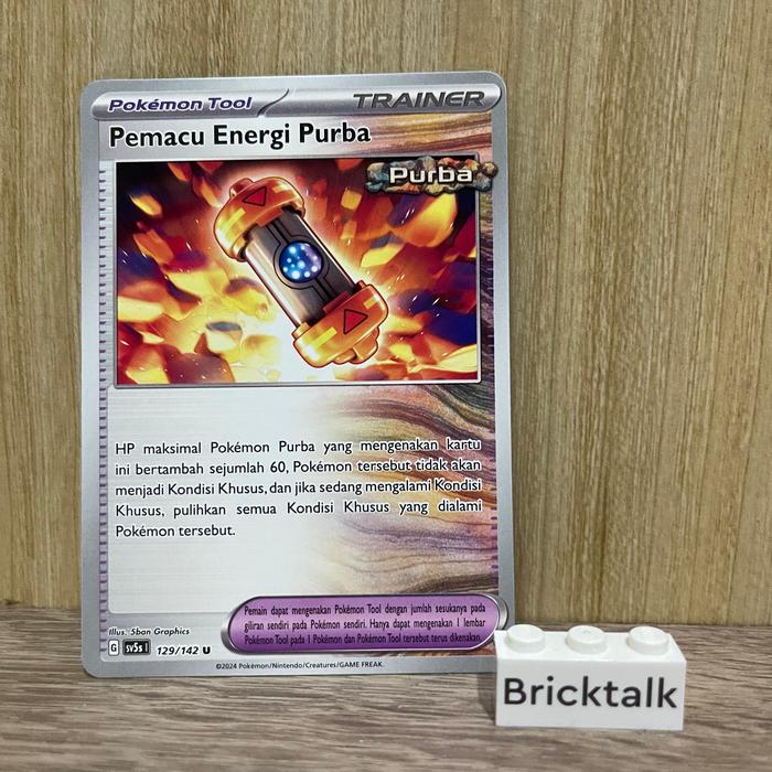 Jual Kartu Pokemon TCG Trainer Pemacu Energi Purba Sv5S / SVHK / SVHM 016/022 - Kota Tangerang ...