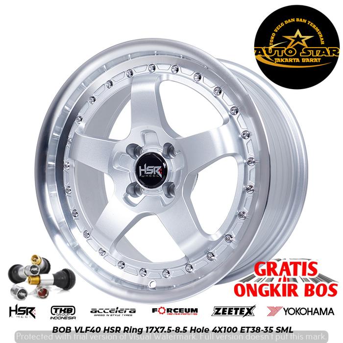 Jual Velg celong hsr bob R17 pcd 4x100 yaris jazz rs vios city avega mazda2 - Jakarta Barat ...