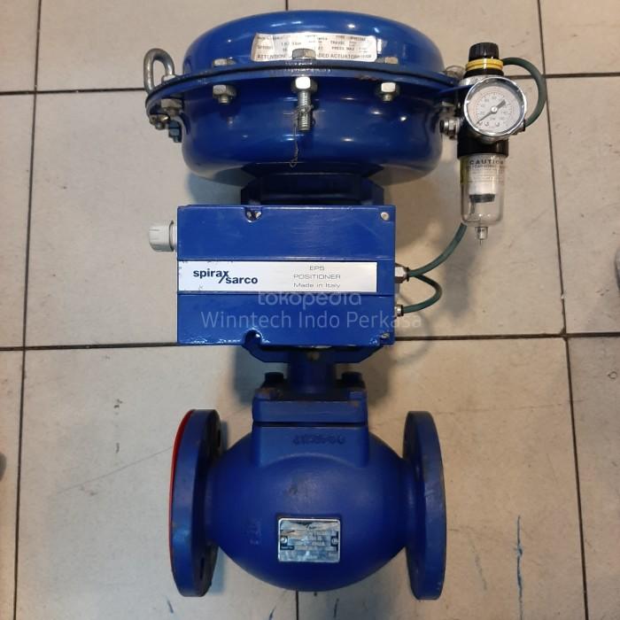 Jual Diaphragm Control Valve Spirax Sarco + Positioner PN16 DN40 atau 1 1/2 - Jakarta Barat ...