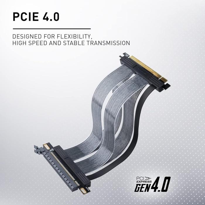 Jual Tecware PCIe Gen 4.0 180 Degree Riser Cable - 200 mm - Vertical ...