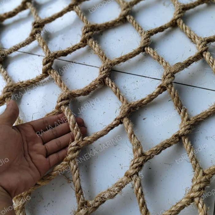 Jual jaring outbound tali manila 10mm,jaring pengaman,jaring panjat ...