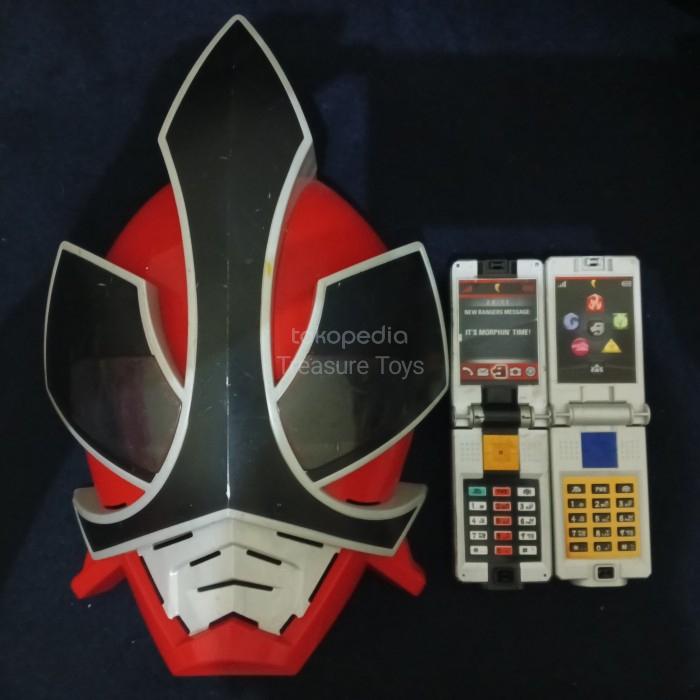 Jual dx samuraizer set mask power rangers sentai shinkenger shodophone ...