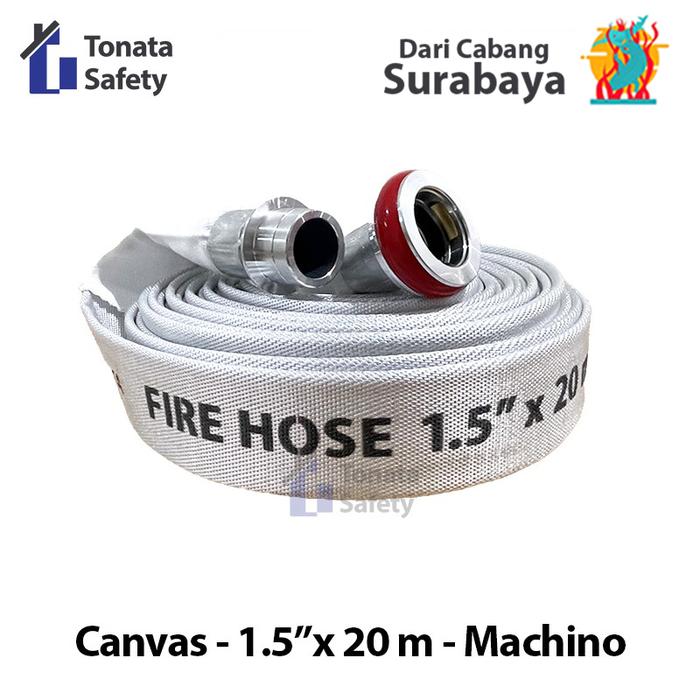 Jual Fire Hose Canvas Tonata / Selang Pemadam 1.5" x 20m / 20 m - Kota Surabaya - Tonata Safety ...