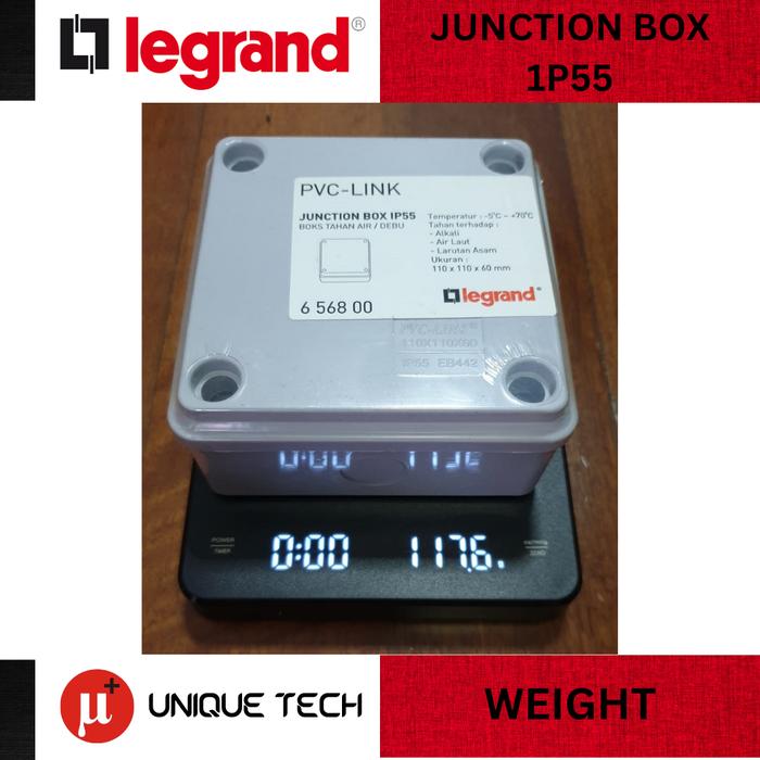 Jual JUNCTION BOX DURADUS LEGRAND IP55 110X110X60 OUTDOOR WATERPROOF ...