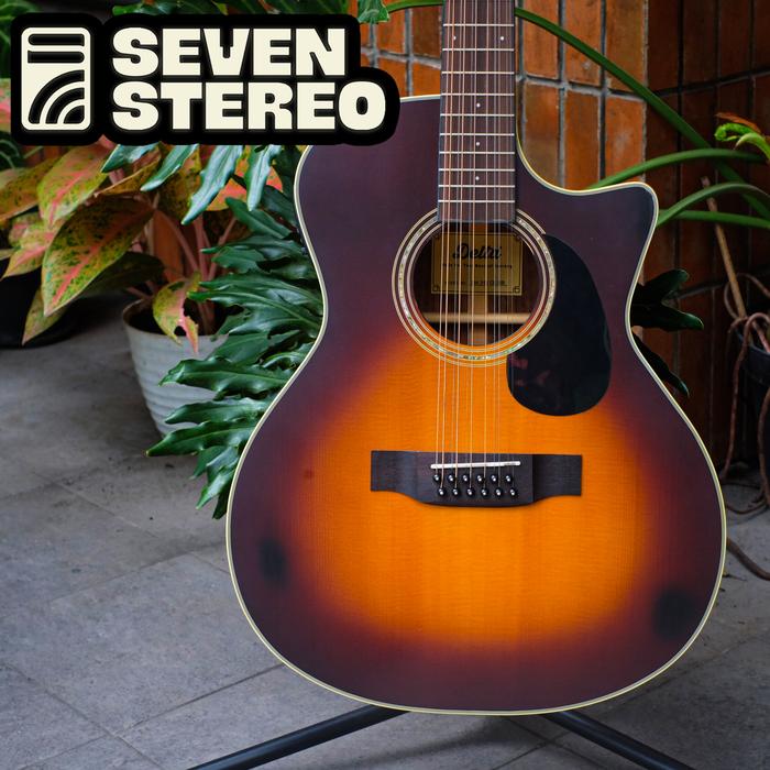 Jual Delta Guitar DA312CE Sunburst 12 String Acoustic Electric Top ...