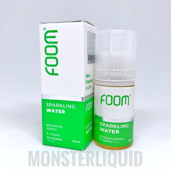 Jual [ SALT NIC ] FOOM BEVERAGE SERIES SPARKLING WATER BY FOOM LAB 30MG ...