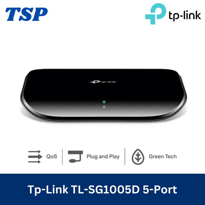 Jual TP LINK TL-SG1005D 5 Port Gigabit Desktop Switch Hub - Kota Semarang - TSP Tech | Tokopedia