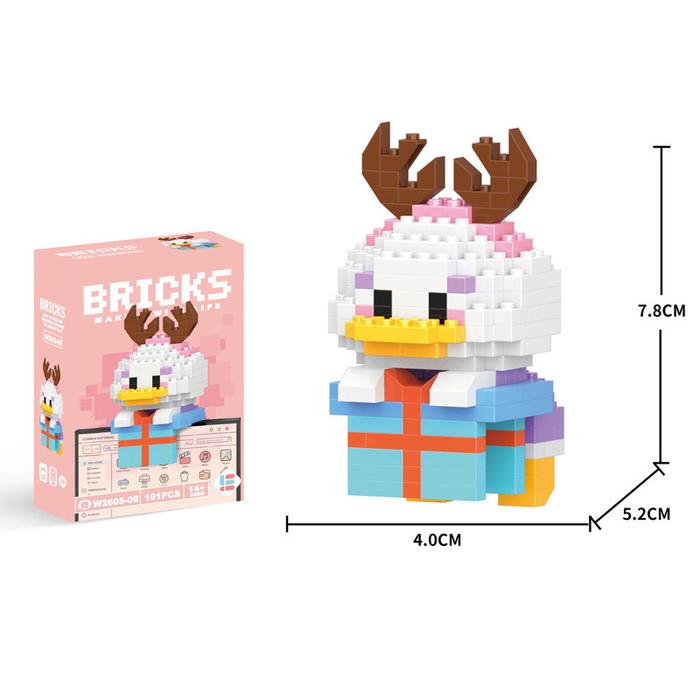 Jual Monitor Bricks Mainan Balok Susun Disney Mini Blok Karakter Kartun ...